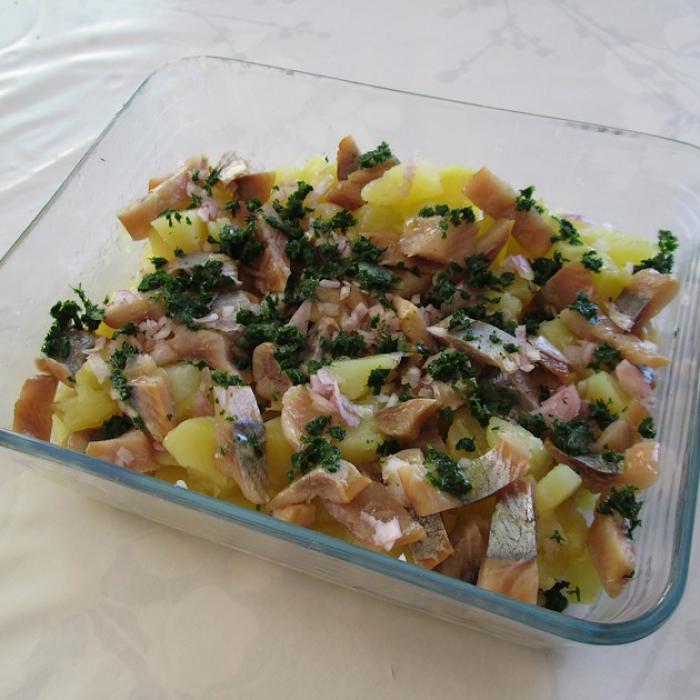 La salade de hareng : une recette très facile