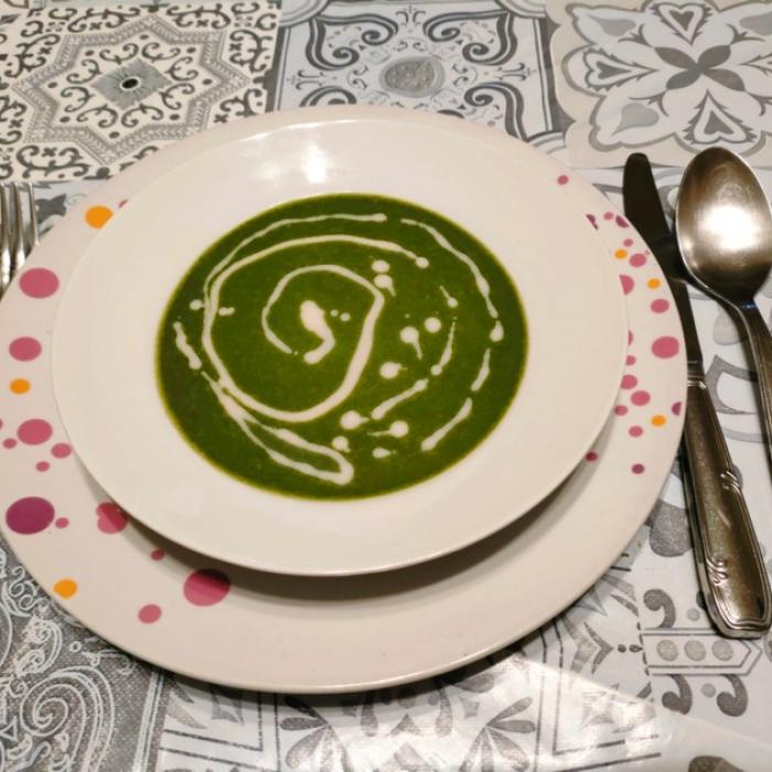 Le velouté mâche épinard : une recette facile